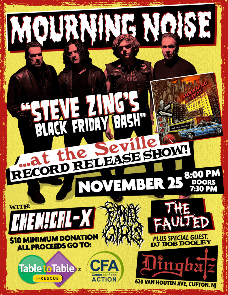 Steve Zing's Black Friday Bash: Mourning Noise (...at the Seville ...